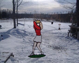 Stained glass golf | Etsy