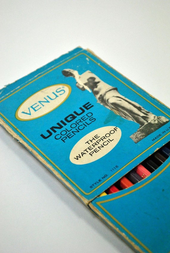 Venus Unique Colored Pencils 1960's