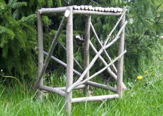 Items similar to Plan Rustic Twig Top Table DIY How to make your own ...