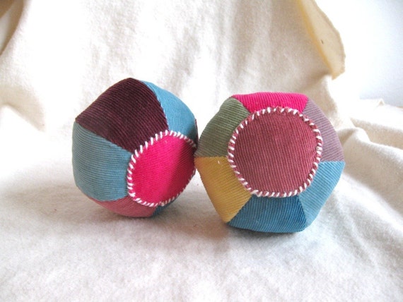 Play ball, rattle ball, organic, Waldorf, soft, colorful, baby, shower ...
