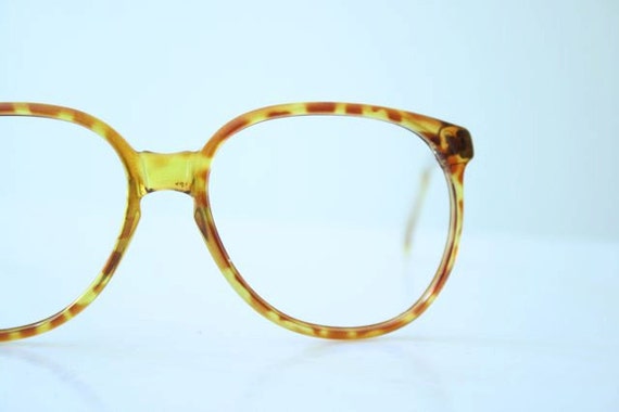 Retro Vintage Light Tortoise Shell Oversized Eyeglass Frames