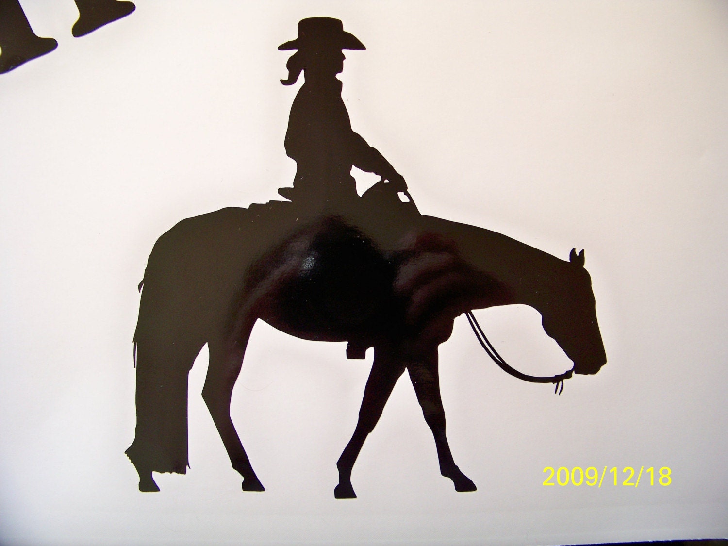 Western Pleasure Horse Rider Vinyl Decal Sticker YOU