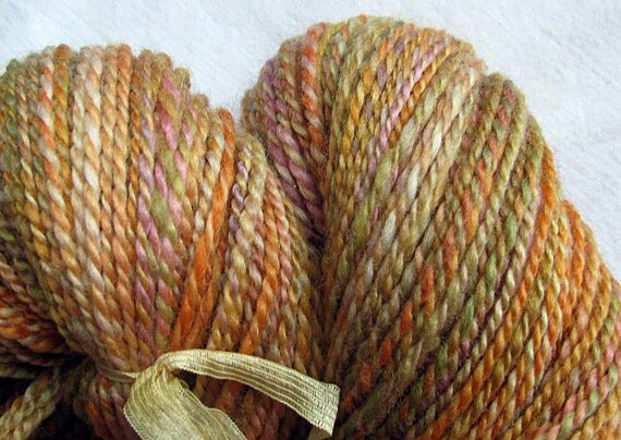 Handspun Yarn 'CANDY SHOP I' Two Ply Blue Faced