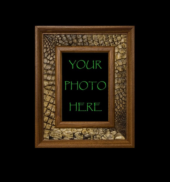 alligator skin picture frame