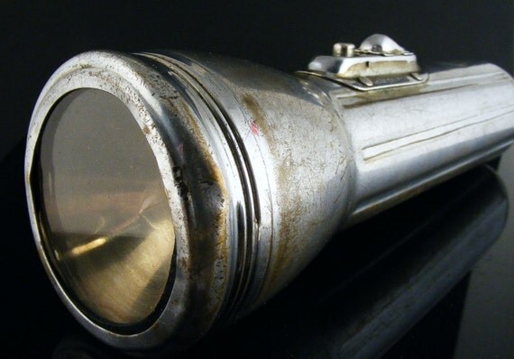 Vintage Flashlight Rayovac Chrome Bullet