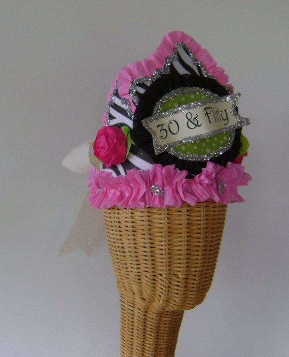 30th Birthday Party Crown/Hat 30 and FLIRTY or customize