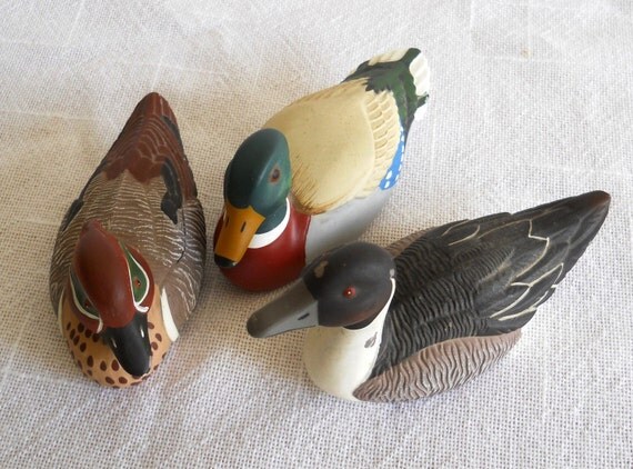 Vintage Avon Collector Ducks Set of 3