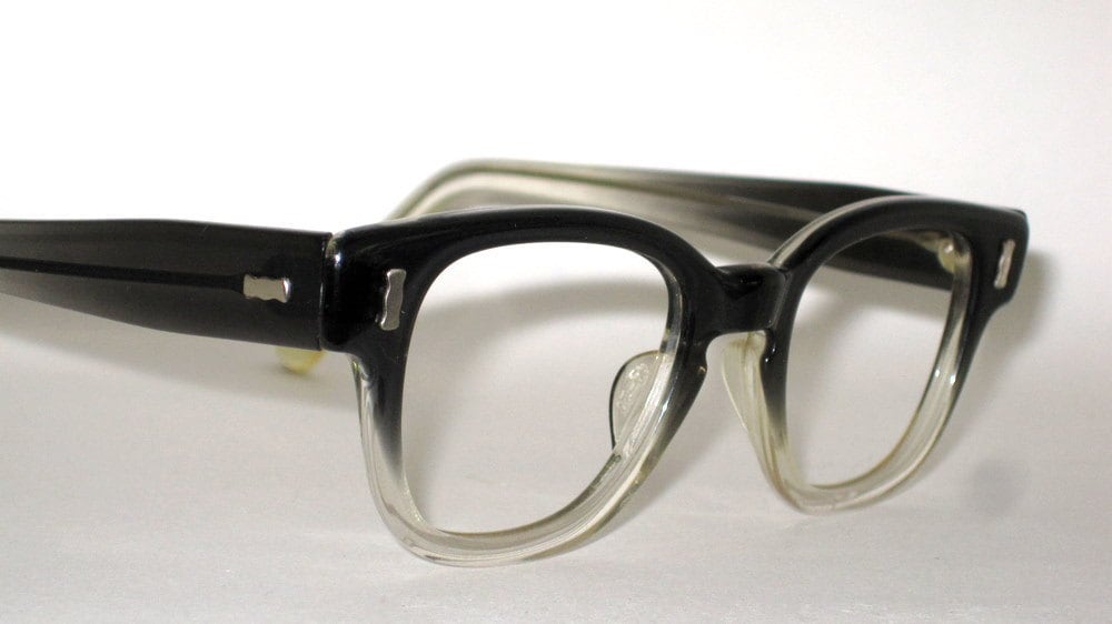 Horn Rim Eyeglasses Sunglasses Black Fade By Collectablespectacle