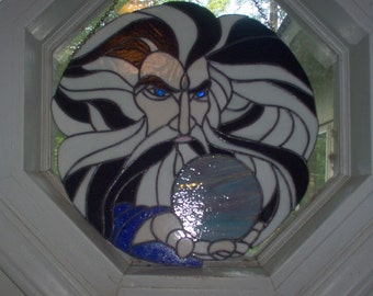 Popular items for stained glass wizard on Etsy