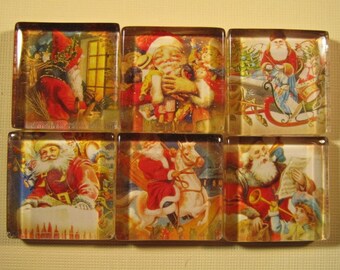 Santa claus magnet | Etsy