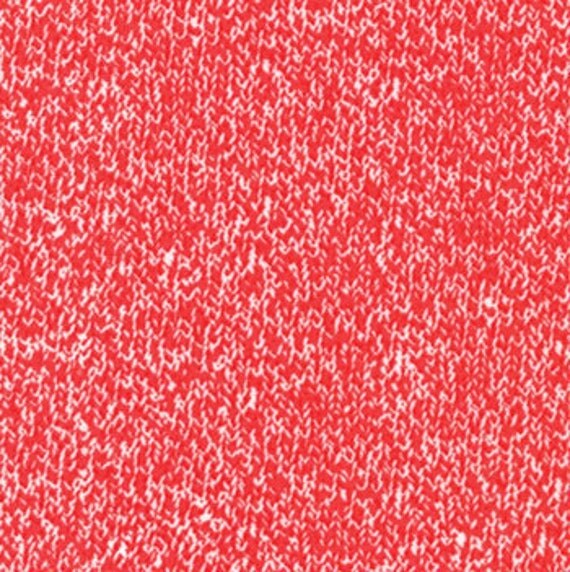 Items similar to New Moda Sock Texture Red Cotton Fabric Erin Michael ...
