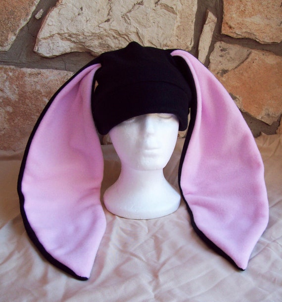 Items similar to Fleece Bunny Rabbit hat long ears CUSTOM on Etsy