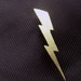 LIghtning Bolt Sterling Silver Tie Pin Handmade