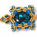 Tutorial Turtle Pendant Beading Pattern PDF