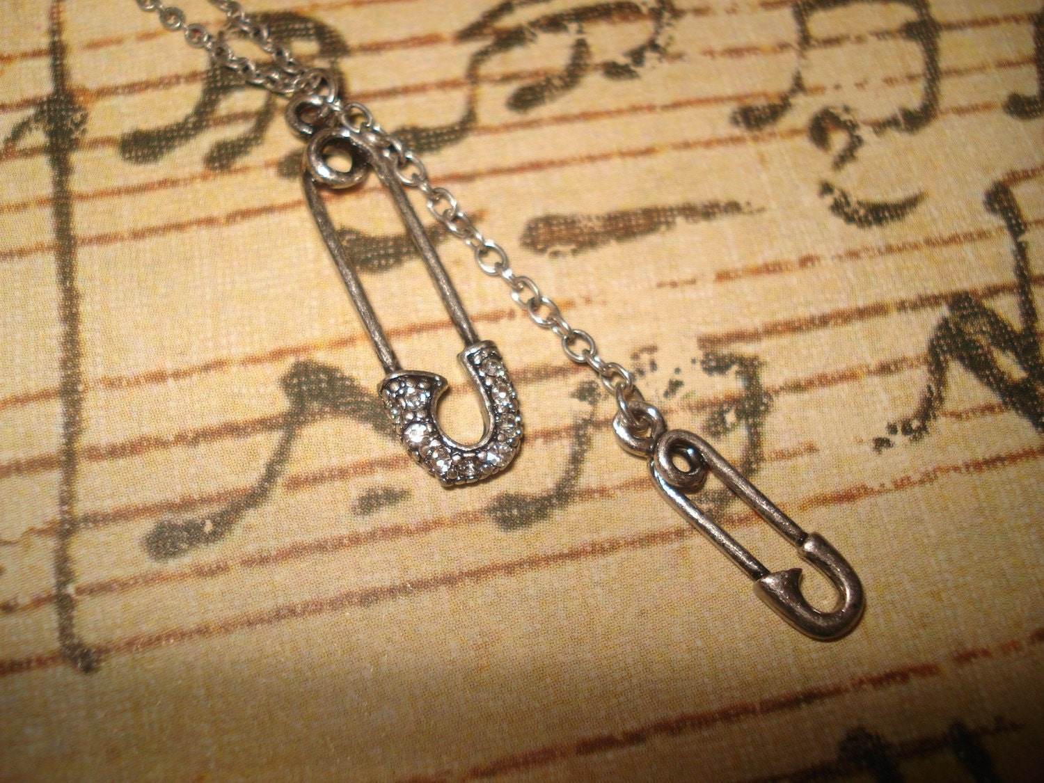 Safety Pin Necklace