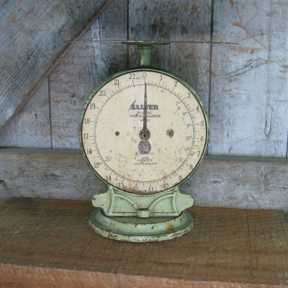 RESERVED. Vintage Salter Scales. Circa 1940s. Ships from USA.