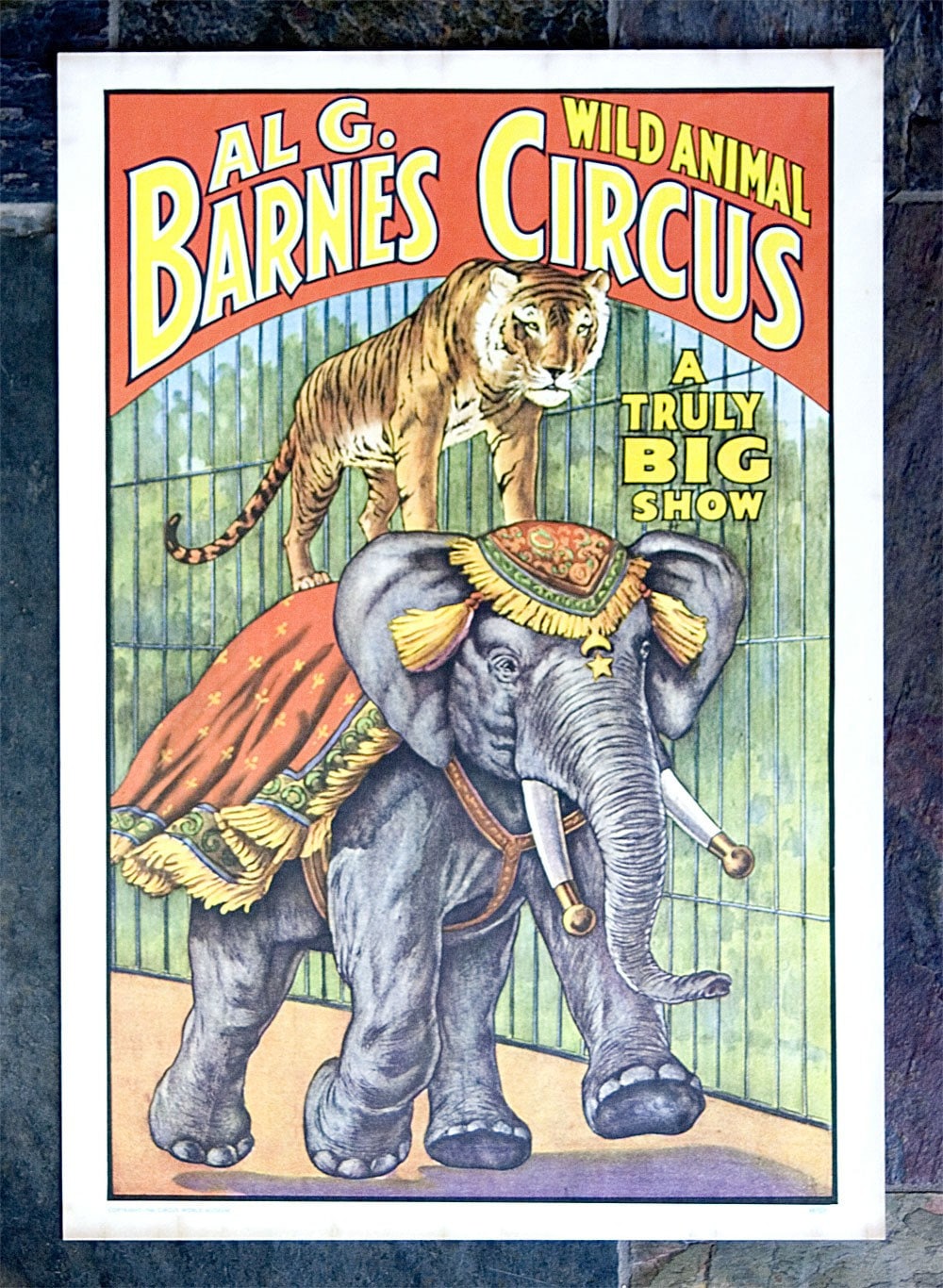 4 Vintage Circus Posters by AtHomeInNapa on Etsy