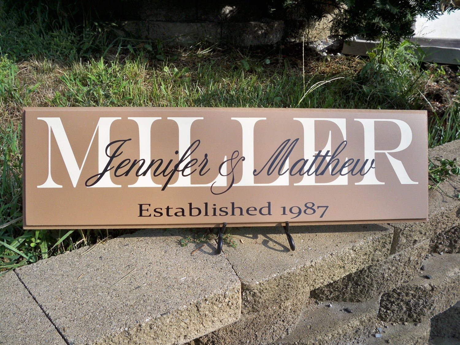 Personalized Family Name Sign Family Name Sign Personalized