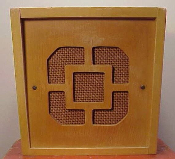 vintage old school intercom speaker