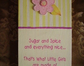 Sugar and spice poem | Etsy