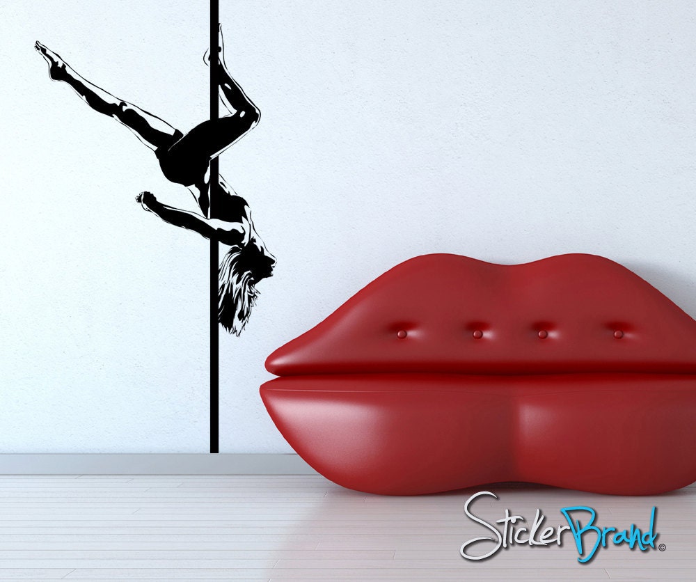 Vinyl Wall Decal Sticker Pole Dancer AC184s