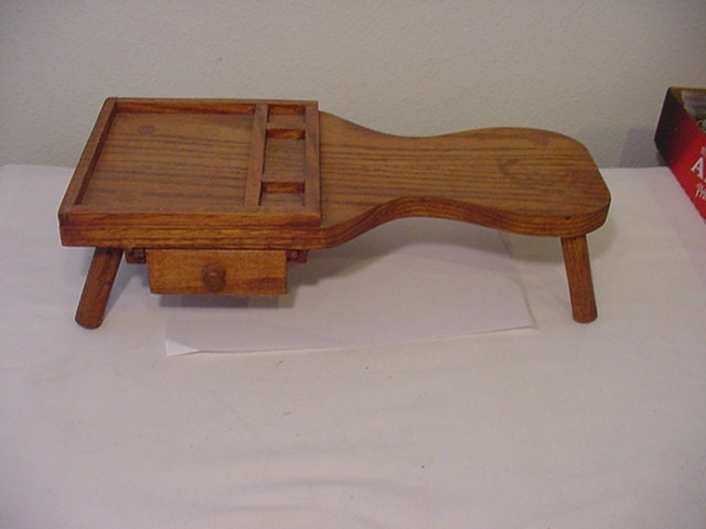 Vintage Salesman Sample Wood Table Very Cute # HAS 1 – Haute Juice