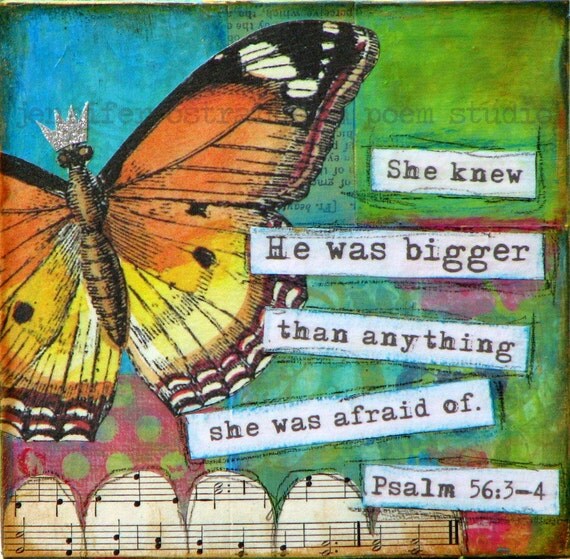 Items Similar To He Is Bigger 8 X 8 Archival Print On Etsy