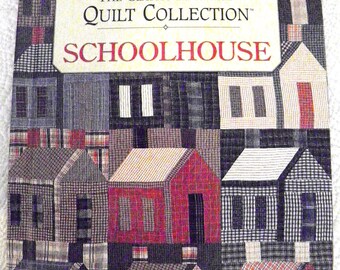 Schoolhouse quilt | Etsy