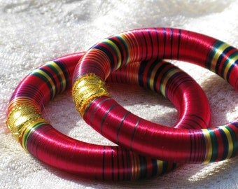 Popular items for funky bangles on Etsy