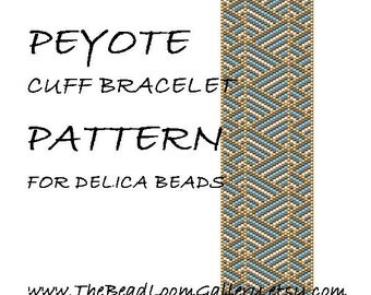 Peyote Cuff Bracelet Pattern Vol.9 PDF File PATTERN
