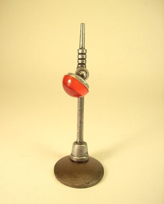 Retro Futuristic Lamp Post Base For Science by buildersstudio