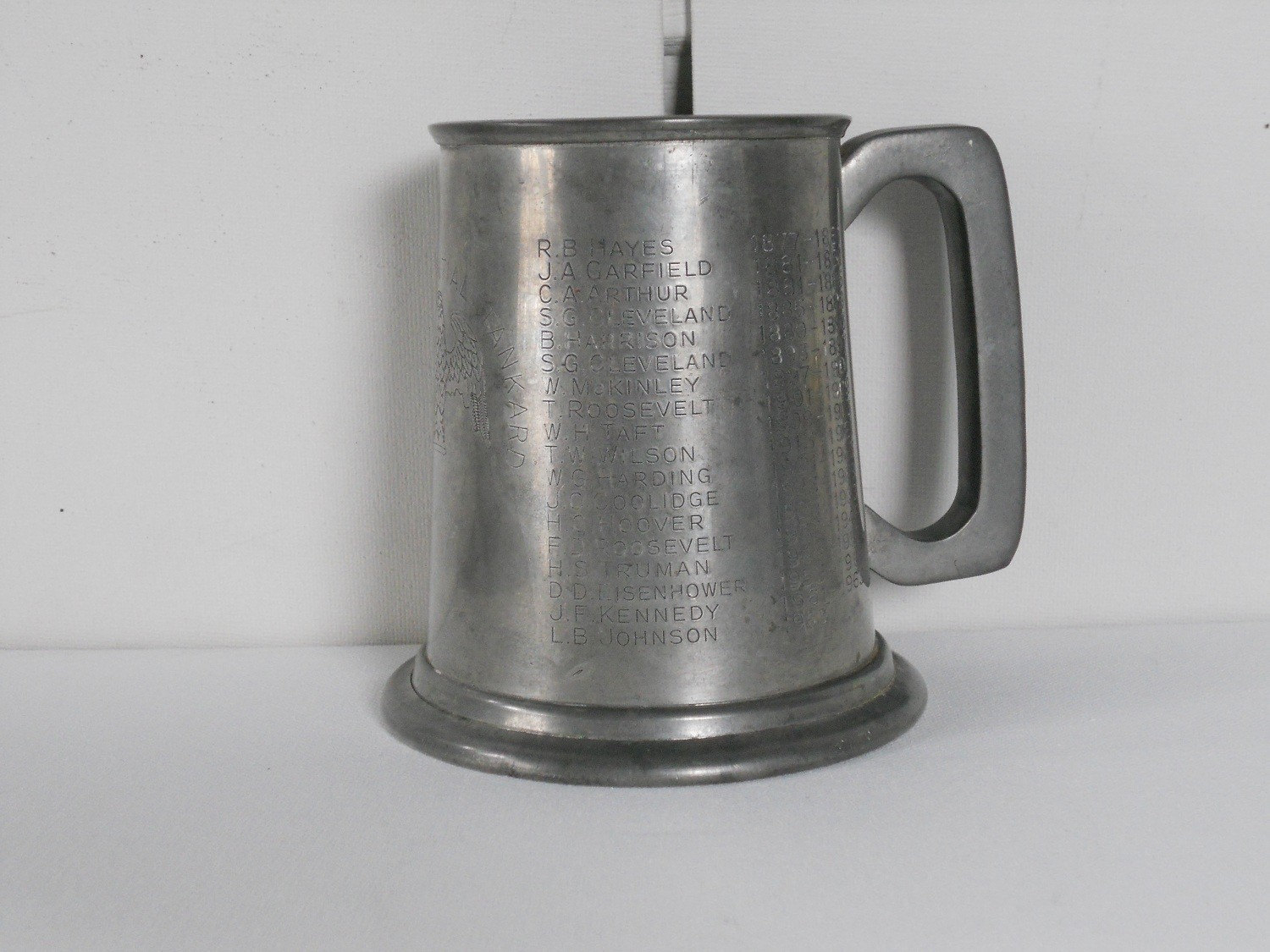 Sheffield Pewter Presidential Tankard