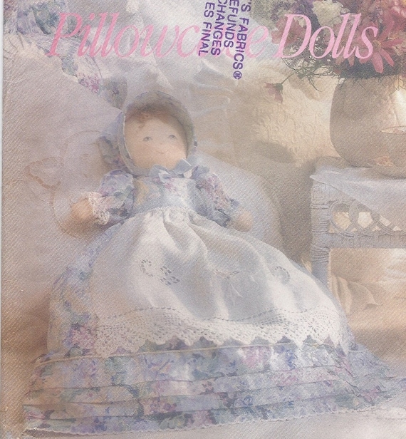 Vintage Pillowcase Doll Pattern Butterick 5235 designed by