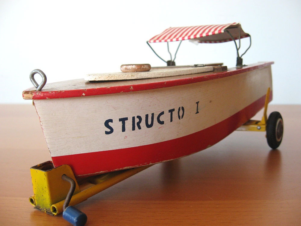 Vintage Structo Boat Nautical
