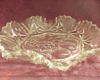 Green Depression Glass Princess Pattern by WishingWellsGlass
