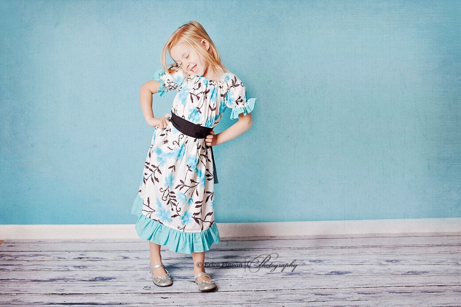 Plum Creek Prairie Girls Dress sewing pattern tutorial PDF