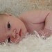 White Baby Blanket Photo Prop THICK Furry Fluffy 2x2 Rug.