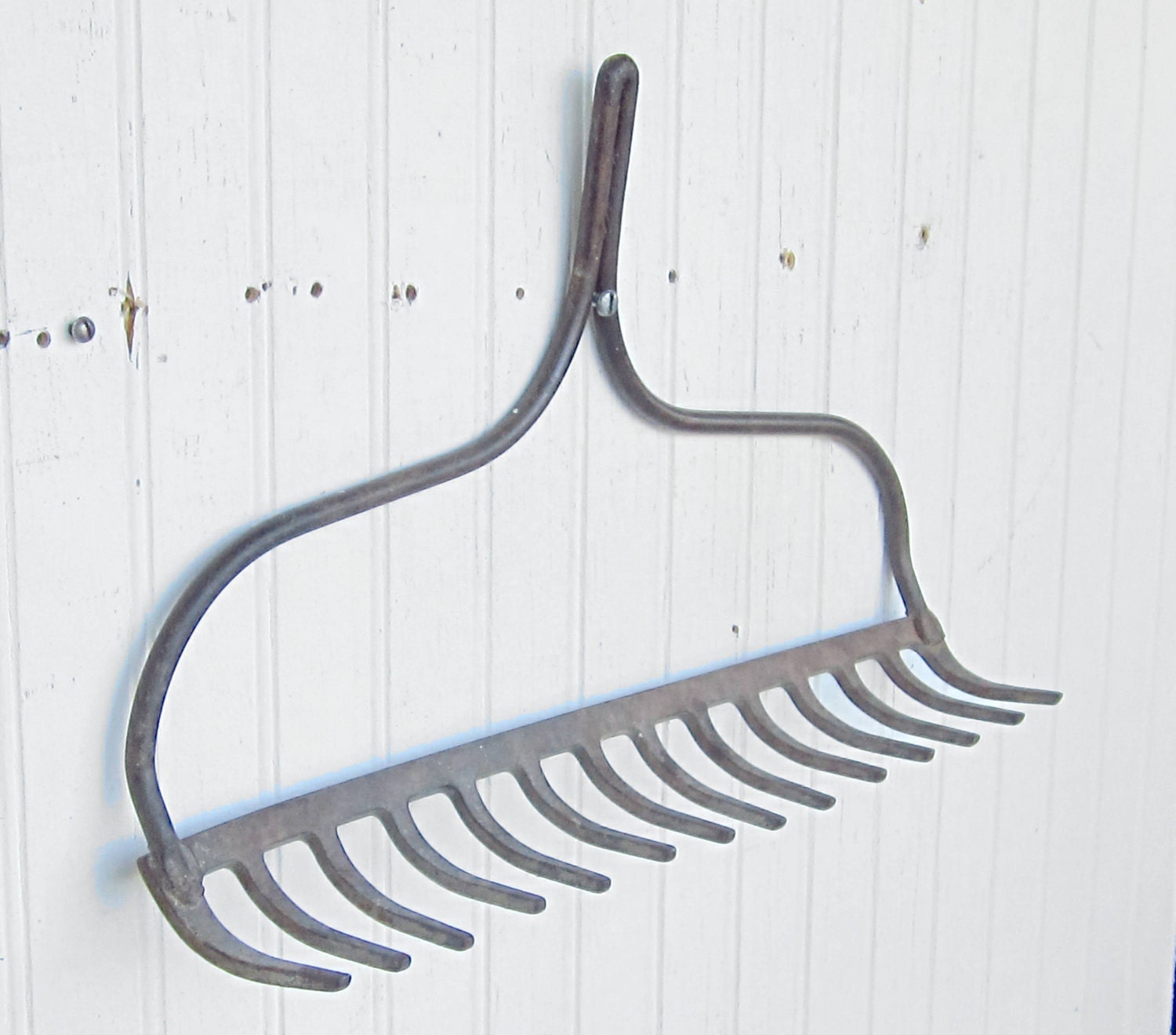 Vintage Old Rake Head Just A Little Rusty Farmhouse Fresh Chic