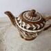Vintage SADLER TEAPOT Lustreware Gilded by UrbanRenewalDesigns