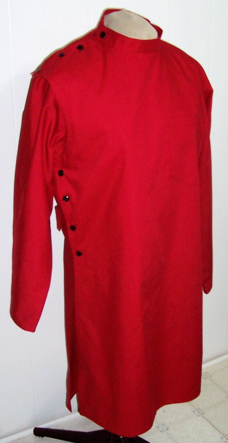 Dr. Horrible Lab Coat Costume White Off White Red by 96bellyacres