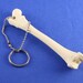 femur bone keychain
