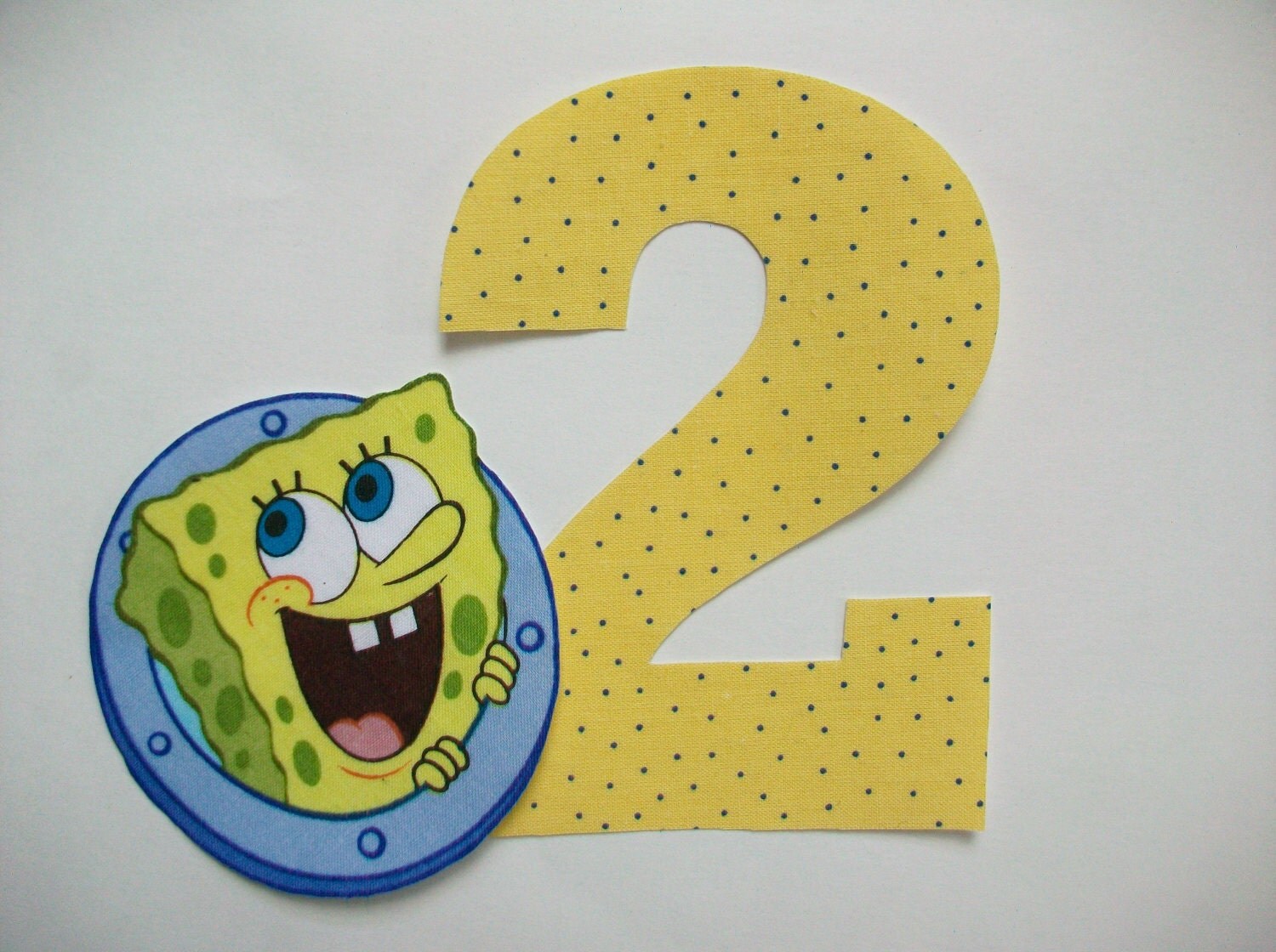 DIY No-Sew SpongeBob Applique and Number Iron by MaggiesCastle