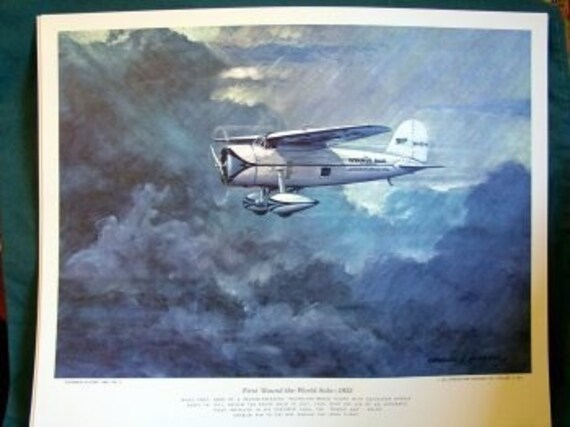 1933 Wiley Post World Solo Flight Lockheed Vega The Winnie Mae