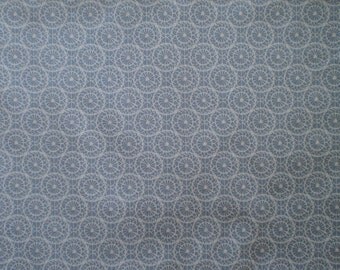 Blue print fabric | Etsy