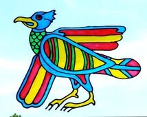 Unique stained glass eagle related items | Etsy