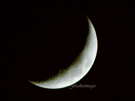Fourth Moon Night Sky Wall Art Home Decor Photo by Fischerimages