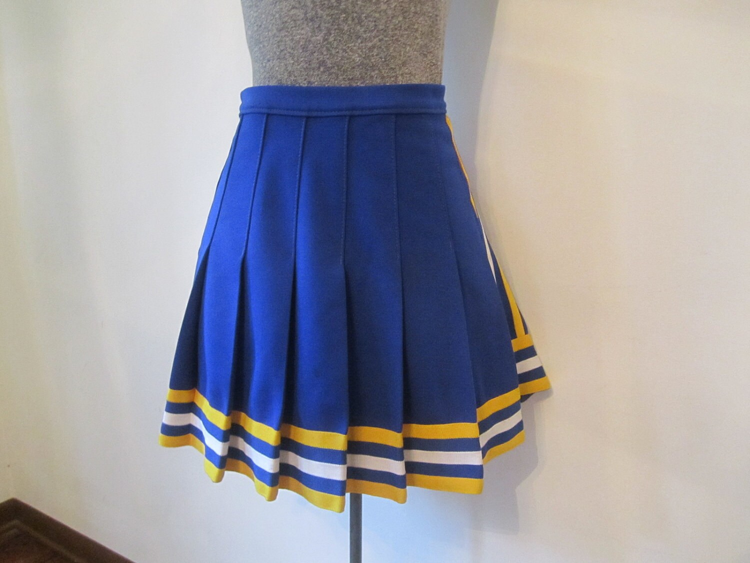 Vintage Royal Blue Cheerleader Skirt M