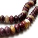 Mookaite Jasper beads gemstone rondelle 6mm x 10mm full bead