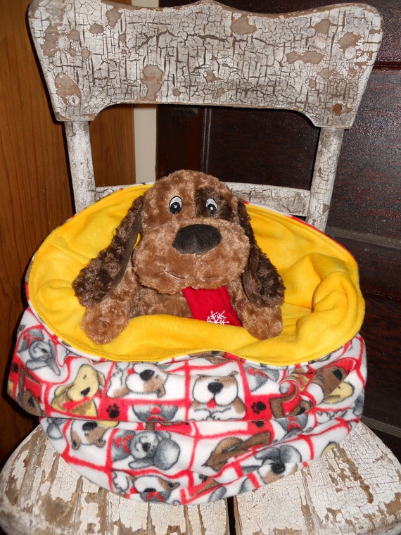 Snuggle Sack Dog Bed With Double Bonded By UniquelyDifferentToo Snuggle Sack Dog Bed With Double Bonded By UniquelyDifferentToo