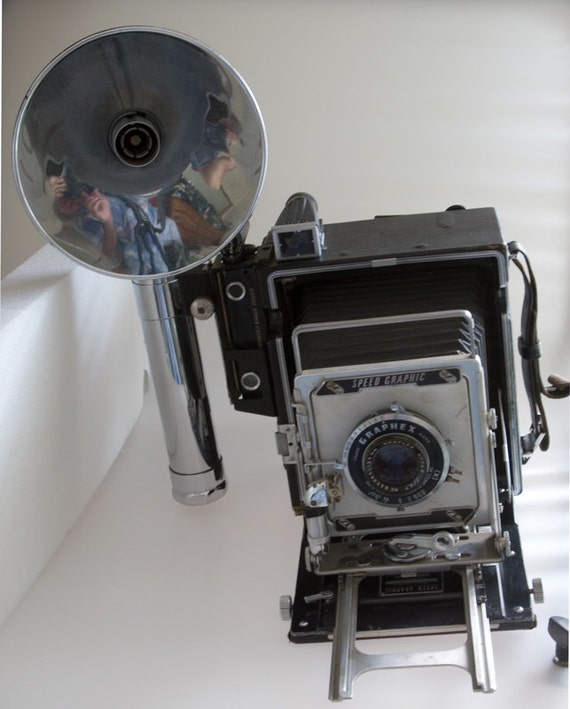 Graflex 4 X 5 Speed Graphic Camera with a Graflex Optar 135MM